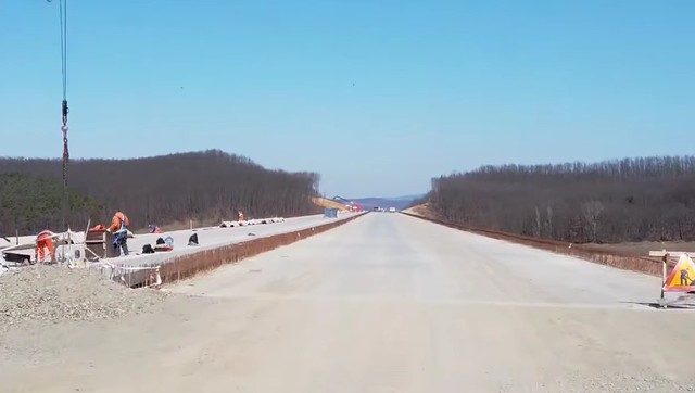 Director CNAIR: Stadiul fizic înregistrat pe şantierul autostrăzii Transilvania (A3), Secţiunea ...