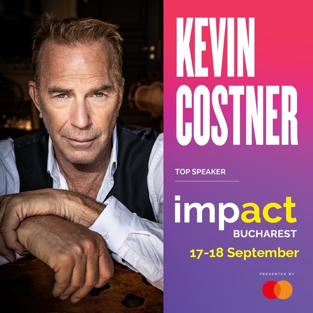 Actorul Kevin Costner vine în România, la Impact Bucharest | News.ro