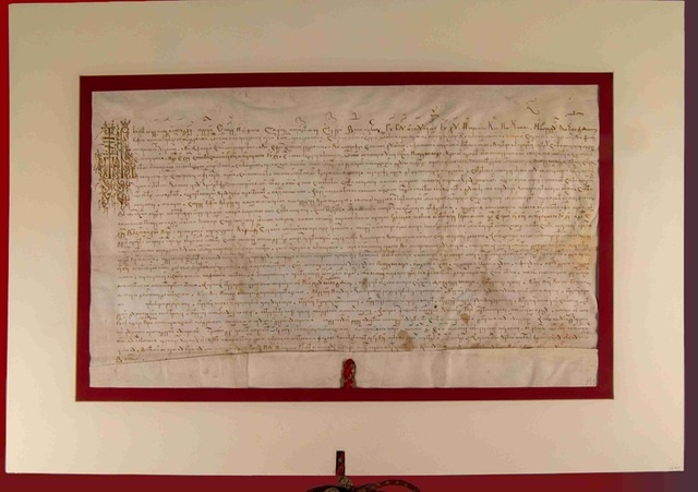 Hrisovul lui Radu Mihnea de închinare a mănăstirii Galata Bisericii ...