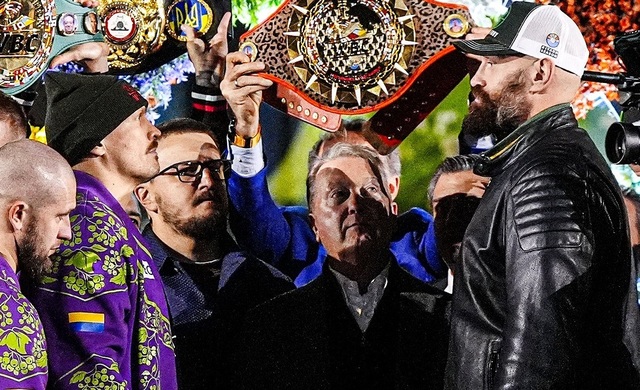 Box: Fury, cu 25 de kilograme mai greu faţă de Usyk înainte de meciul ...