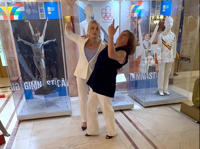 Nadia Comăneci a dansat charleston cu Teodora Ungureanu, ca în urmă cu ...
